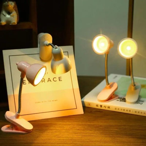 Mini Book Light With Clip Portable Led Reading Lamp Travel Bedroom Nig ...